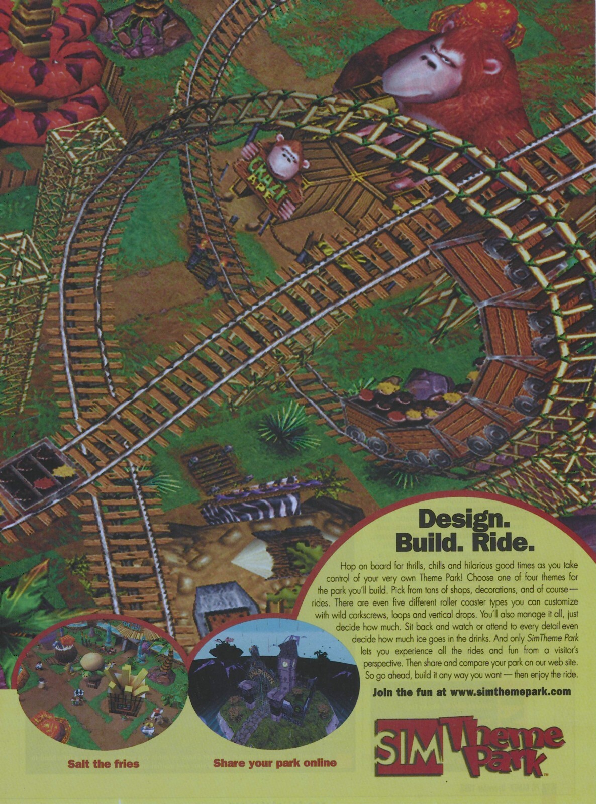 Sime Theme Park Print Ad/Poster Art PC Big Box (B) | eBay