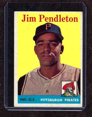 1958 Topps Baseball Card #104 Jim Pendleton, Pittsburgh Pirates, EX! | eBay