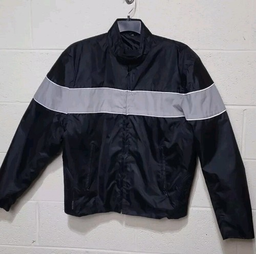 Cordura Men L Waterproof Motorcycle Jacket Scotchlite 3M removable ...