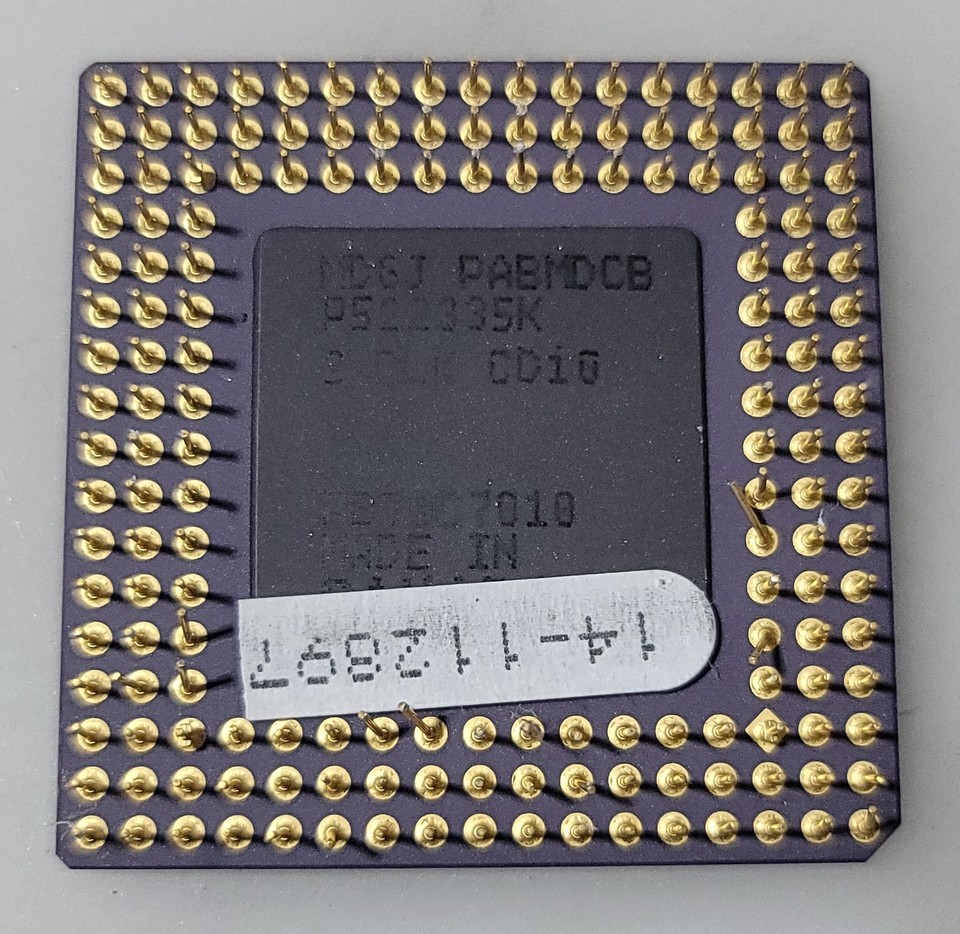 Vintage Rare It's ST 486DX2-80 ST486DX2-80GS Processor Collection/Gold ...