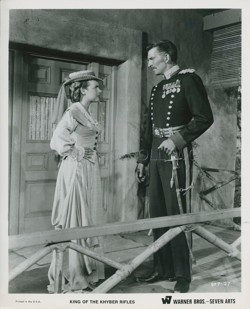 TERRY MOORE MICHAEL RENNIE OF THE KHYBER RIFLES 1953 VINTAGE PHOTO ...