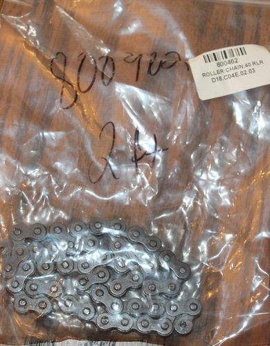 800462 2 FEET ANSI 40 Chain – ANSI Standard Roller Chain 40R | eBay