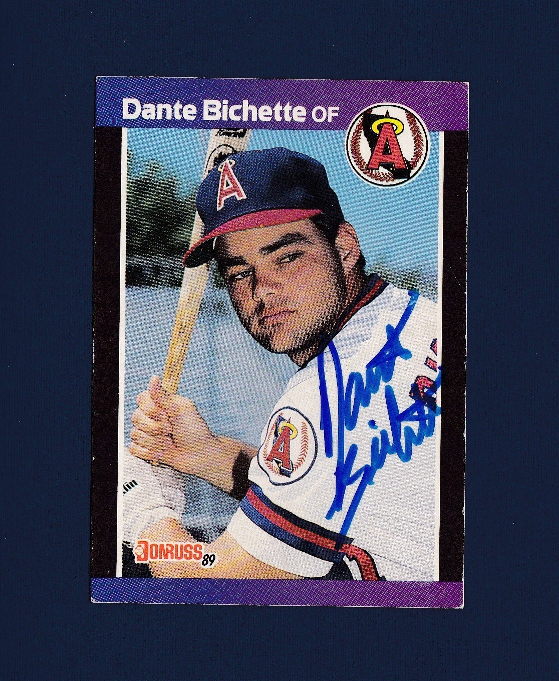 Dante Bichette signed California Angels 1989 Donruss rookie card | eBay