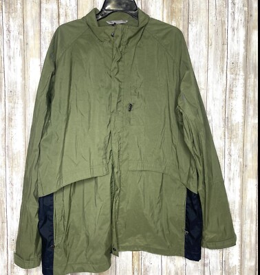 Mens Nike Lightweight Olive Green Jacket Zipper Down Size XL | eBay