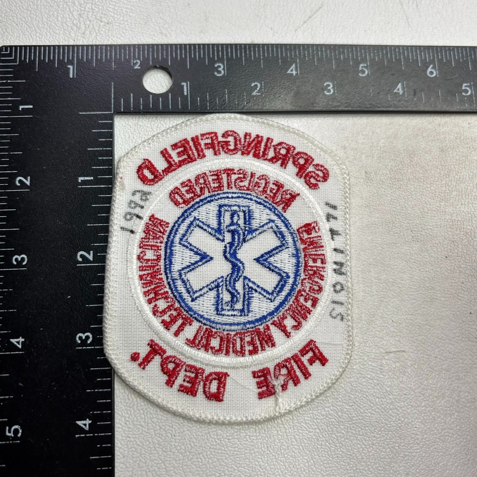 REGISTERED EMERGENCY MEDICAL TECHNICIAN SPRINGFIELD FIRE DEPT. Patch ...