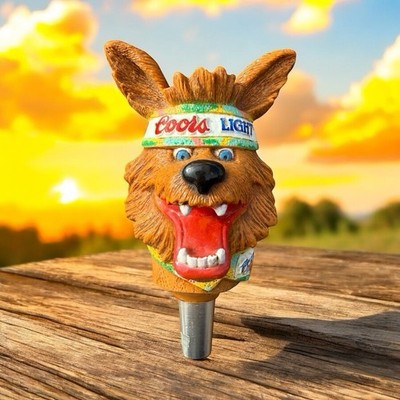 Vintage Color Light Tap Handle. Rock Mountain Beer Wolf | eBay