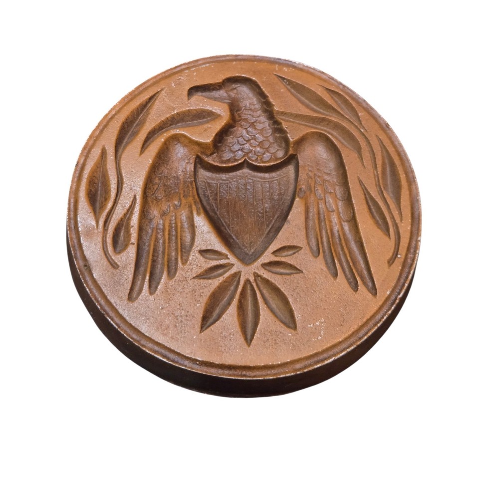 Vintage Sexton USA Hanging Wall Plaque Metal Eagle Butter Mold Replica ...