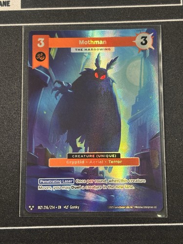 Mothman The Harrowing Alt Art Metazoo 2025 Base Set MZ1 216/214 ...