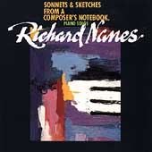 Richard Nanes: Sonnets and Sketches from a Composer's Notebook (CD ...