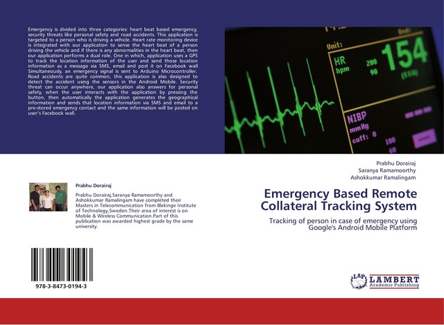 Emergency Based Remote Collateral Tracking System von Prabhu Dorairaj ...