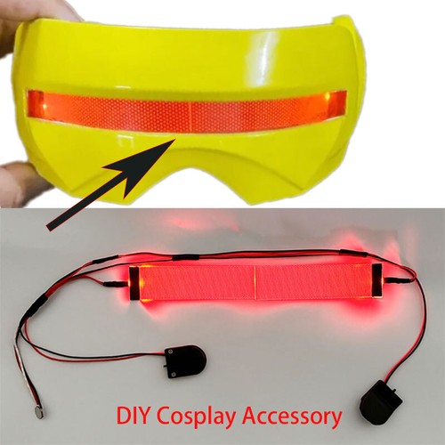 Red Bendable LED Eye Cosplay Kits for X-Man Cyclops Mask Eyes Light ...