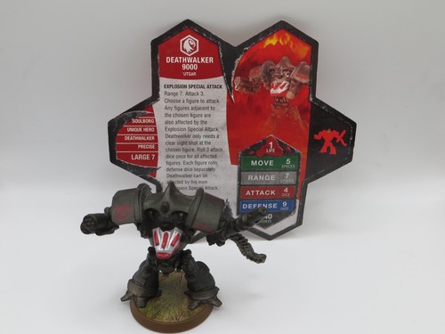 Heroscape Utgar Deathwalker 9000 Unique Hero with army card Hasbro 2004 ...