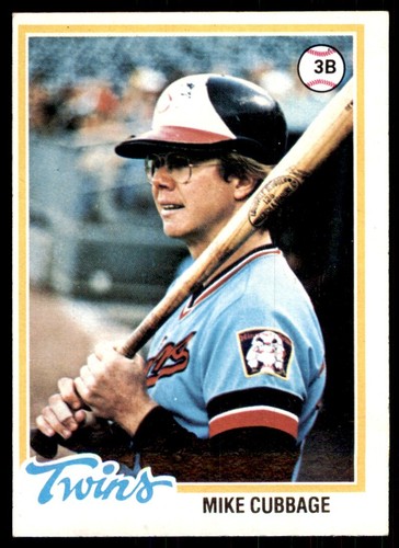 1978 Topps Mike Cubbage (101) Baseball Cards #219 | eBay
