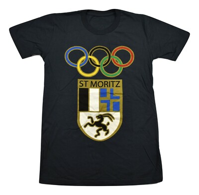 Olympic Museum Collection Mens St. Moritz Switzerland Shirt New S | eBay