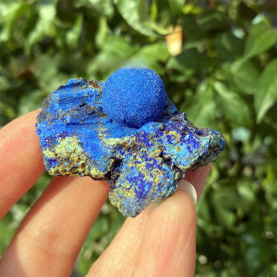 Natural Blue Malachite Crystal Quartz Ore Mineral Specimen Healing ...