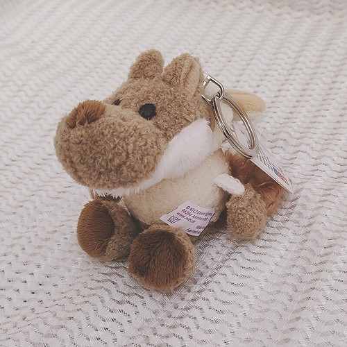Plush Toy Keychain Bag Pendant Keychain Wolf Doll Pendant In Sheep's ...