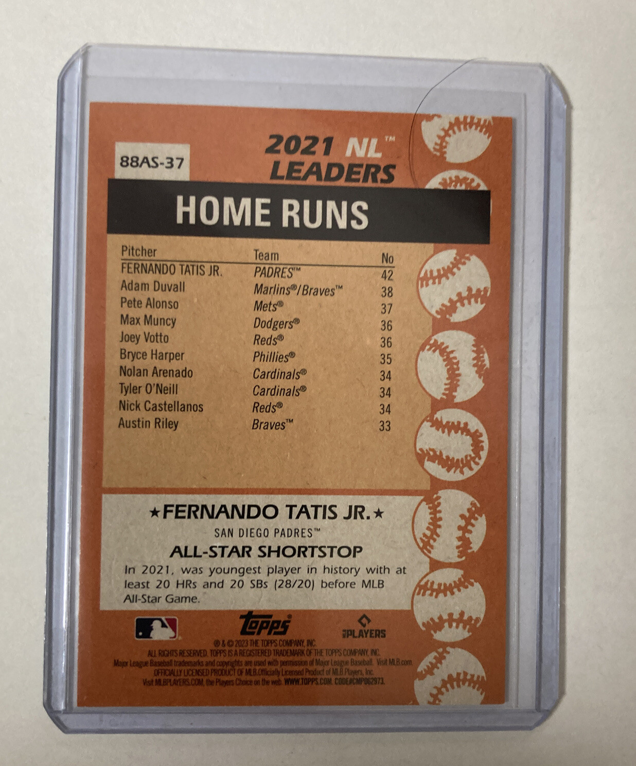 2023 Topps Series 2 Fernando Tatis 1988 All-Star 35th Anniversary #88AS ...