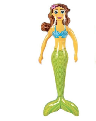 1 MERMAID INFLATABLE 36 IN NOVELTY TOY blow up inflate novelty toy NEW ...