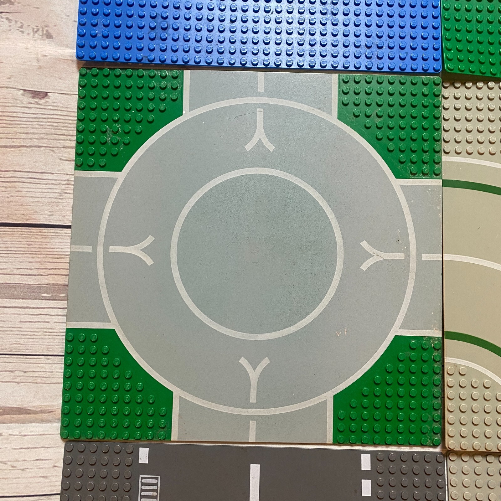 9x LEGO Base Plate 48 x 48 Stud 15" x 15" 4186 Water Grass Streets ...