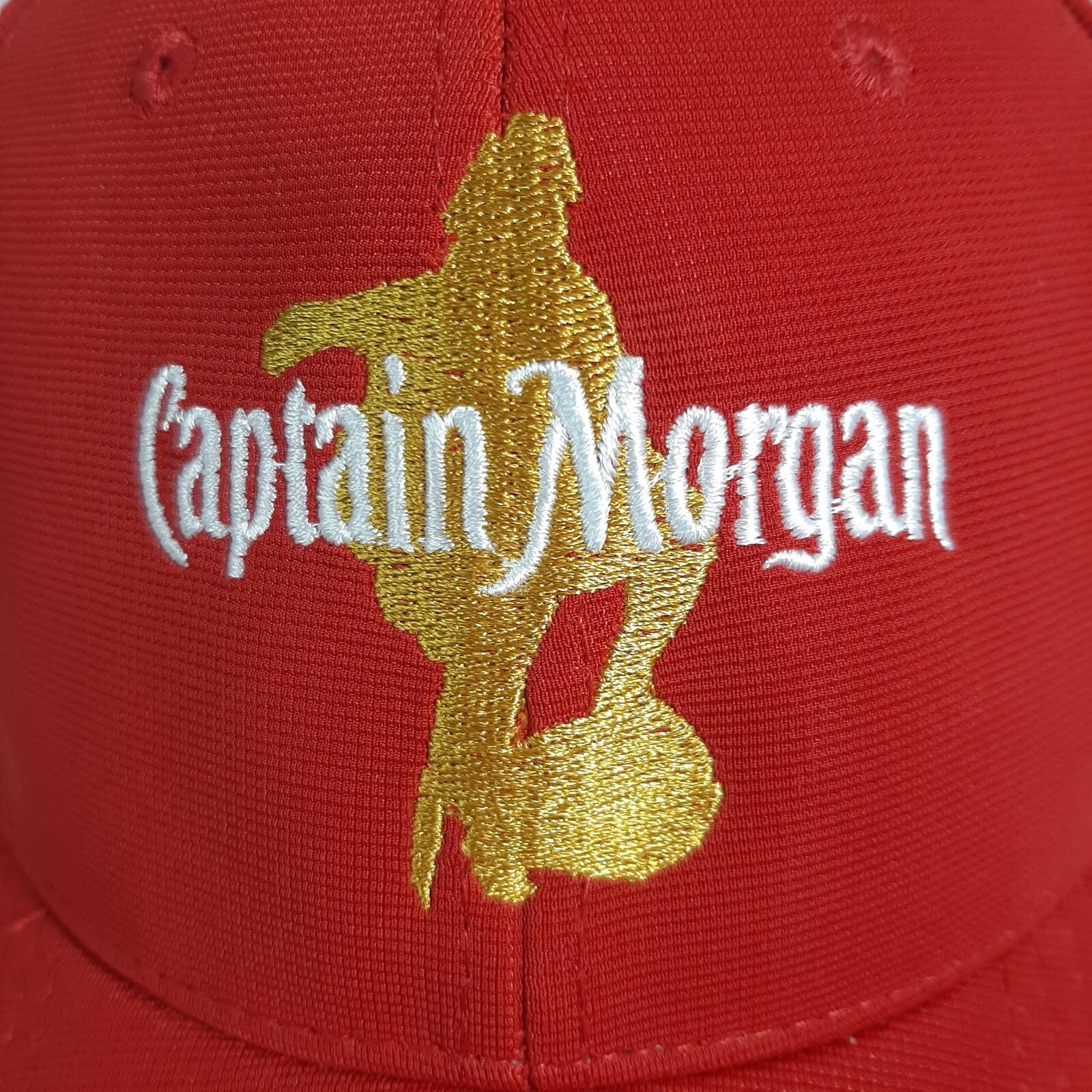 Captain Morgan - Red Gold Logo - Embroidered Hat Cap … - Gem