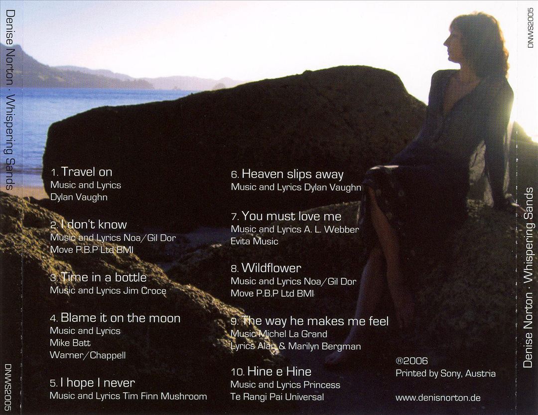 DENISE NORTON - WHISPERING SANDS NEW CD 741117717220| eBay
