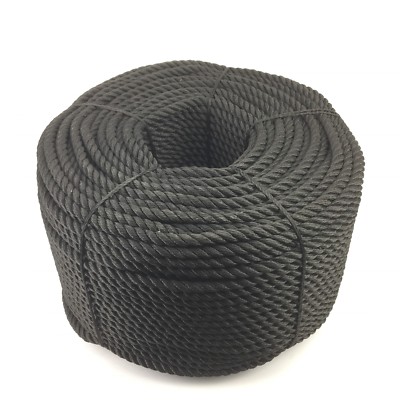 3 Strand Black Multifilament 10mm (Floating Rope) x 100m Coil Boats ...