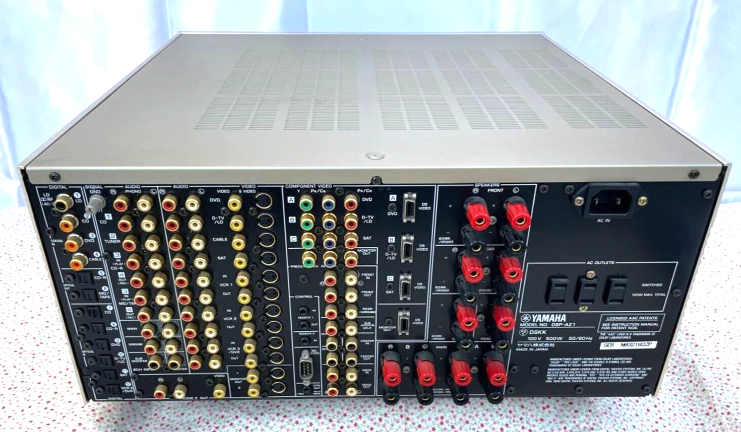 Yamaha DSP-AZ1 AV Amplifier with Power Cable And Remote Control | eBay