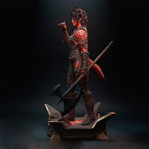 Karlach 3D Print Garage Kit Figure Model Kit Unassemble Unpainted GK 1/ ...