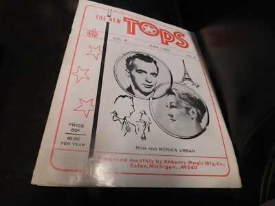 The New Tops Magazine Of Magic For Magicians 1966 June | eBay