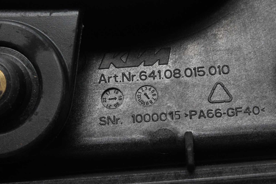 License plate holder, rear left, mounting frame KTM Duke 790 A 23-23 ...