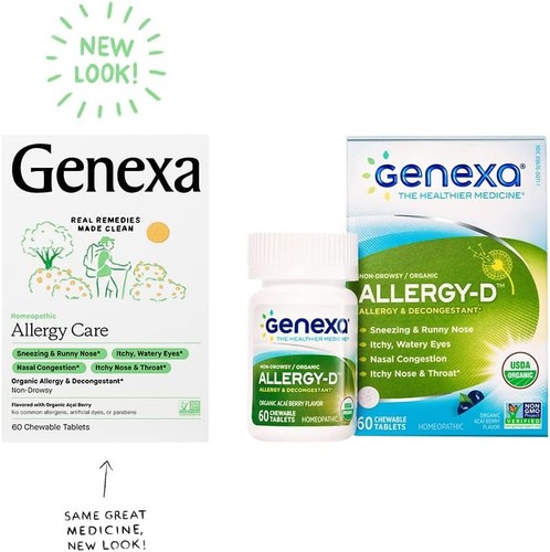 Genexa Allergy Care for Adults | Non-Drowsy, Allergy & Decongestant ...