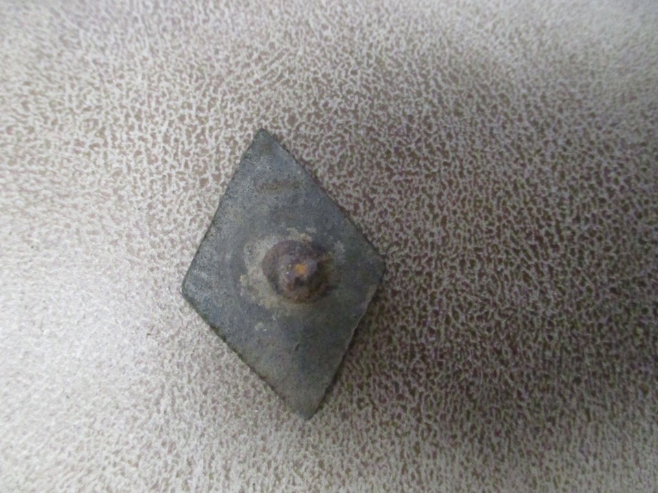 Civil War dug relic 3rd Corps brass kepi/hat/coat Badge/Emblem ...