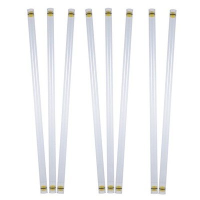 8pcs Clear Fishing Float Tube Organizer: Heavy Duty Transparent Bobber ...