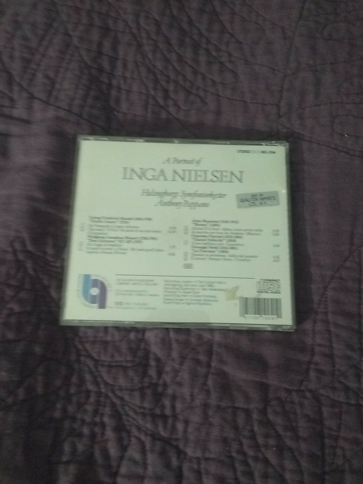 A Portrait of Inga Nielsen: Helsingborgs Symfoniorkester (CD 1986 Big ...