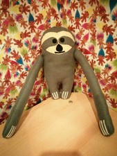 Eve Sleep Sloth Plush Toy From Advert - With Cloth Carry Bag & Passport ...