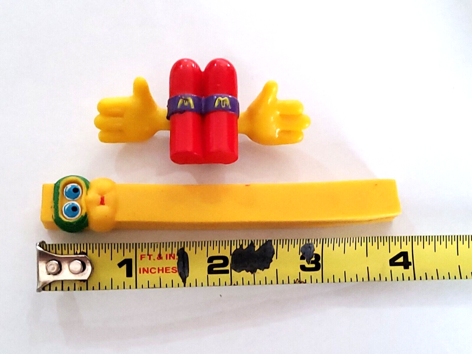 1989 McDonald's Happy Meal Toy Froggy Scuba Diver Bendy French Fry | eBay
