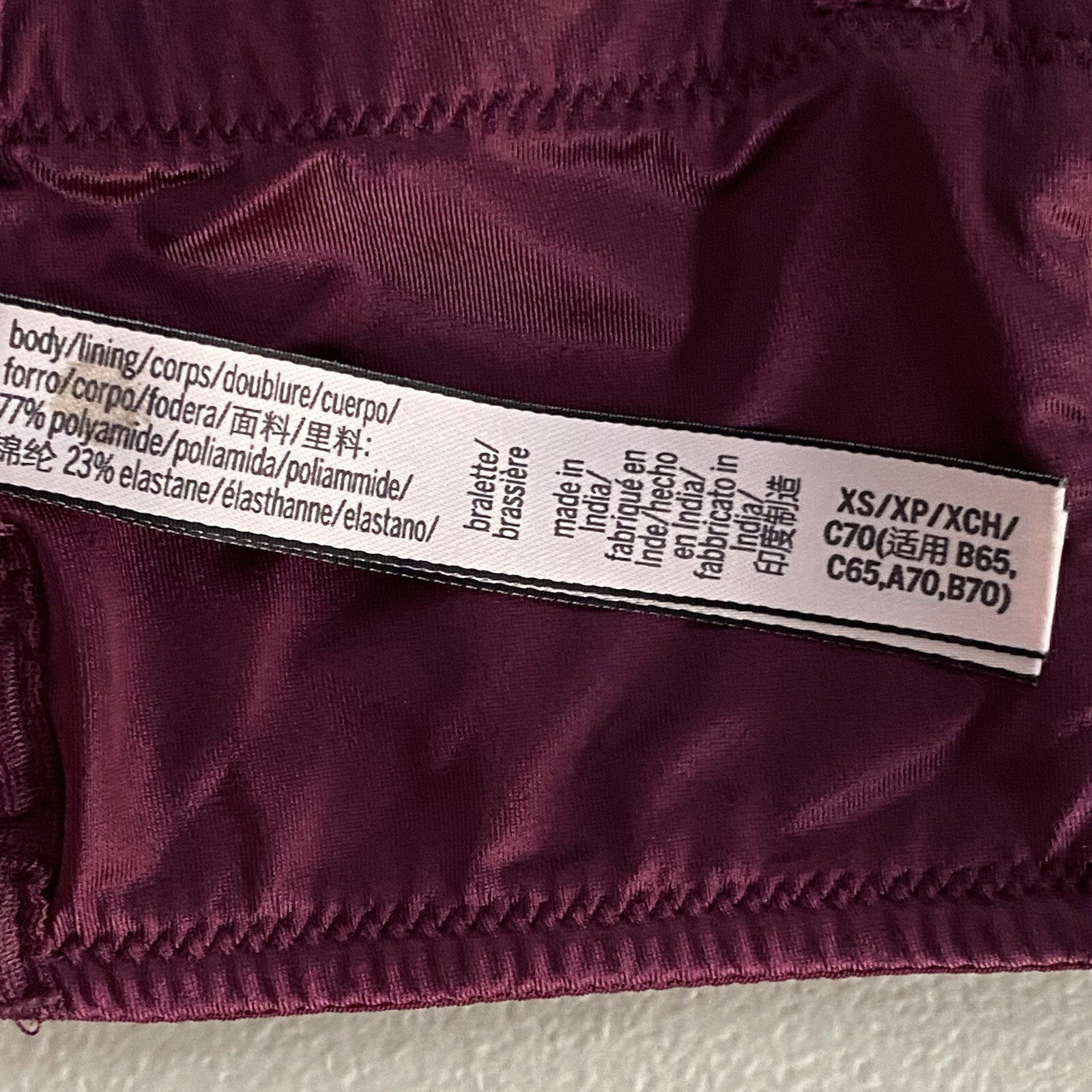 Victoria's Secret Strappy Mesh Long Line Plunge Satin… - Gem