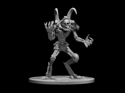 Bone Golem Monster Manual 28mm Scale DND D&D Tabletop Mini | eBay