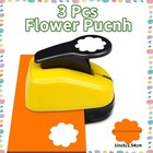 Flower Hole Punch 1 inch Flower Puncher Paper Punches Craft Punches Set ...