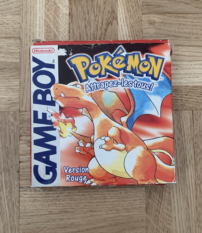 Pokémon Version Rouge Game Boy - Prix - Photo - Présentation
