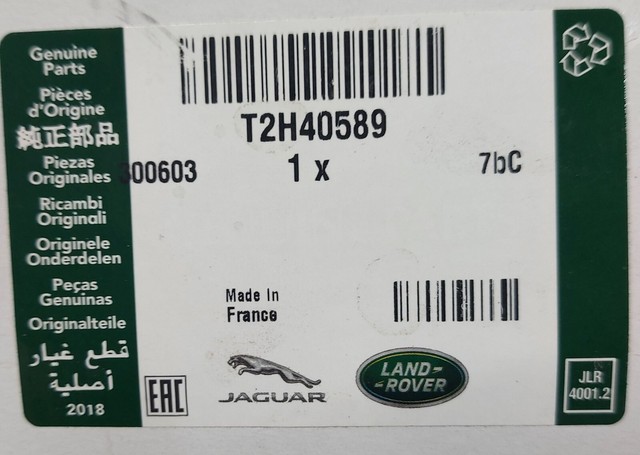 Genuine Jaguar E-pace Front and Rear Wheel Bearing T2h40589 Lr0122585 ...