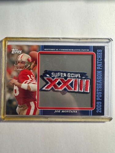 2009 Topps - Postseason Patches Joe Montana #PPR10 for sale online | eBay