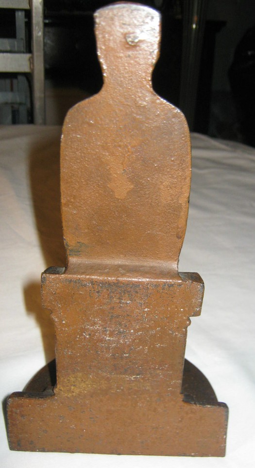 ANTIQUE ART DECO C.J.O. JUDD CAST IRON HOTEL VALET BELL HOP STATUE DOOR ...