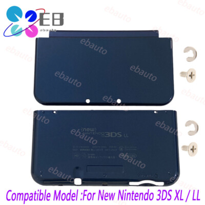 For New Nintendo 3DS XL LL Blue A+E Cover Shell Housing Front Back Case ...