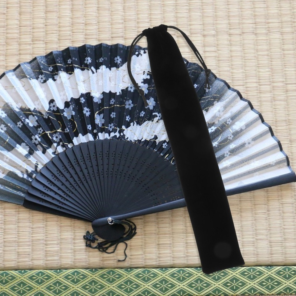 4 Pcs Hand Fan Pouch Holder Bag with Drawstring Cover Sleeve Protector ...