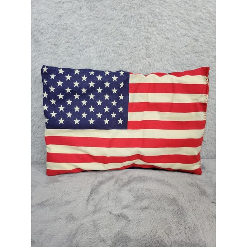 Small American Flag Pillow Decorative Throw Pillow Stars Stripes ...