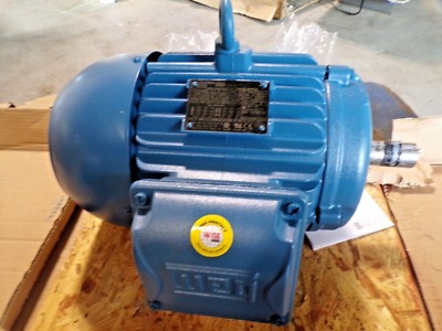WEG 5 HP General Purpose Motor, 3500 Nameplate RPM, 00536ET3E184T-W22 ...