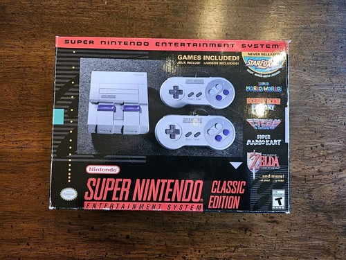 Nintendo SNES Classic Edition Gaming Console CIB!! WITH EXTRAS! CLEAN ...