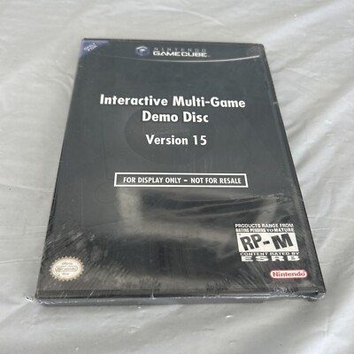 GameCube Interactive Multi-Game Demo Disc Version 15 Sealed | eBay