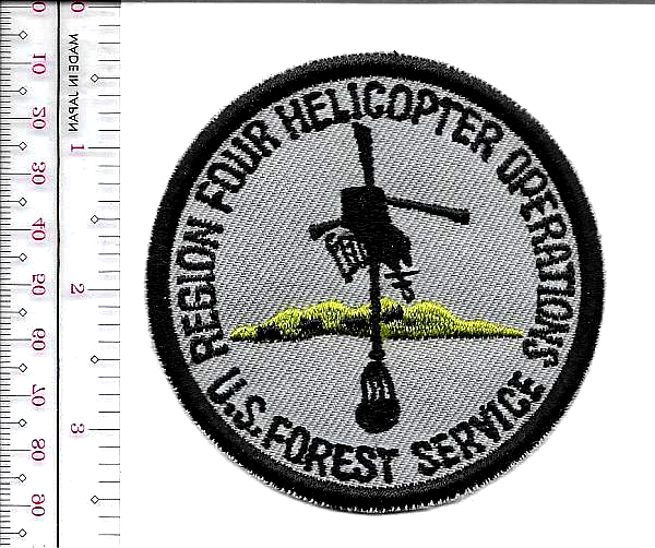 Helitack Fire Crew Utah US Forest Service USFS Region 4 Helicopter NO ...